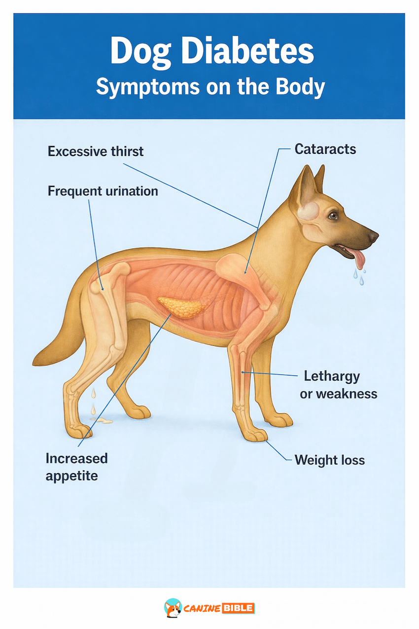 Diabetes in Dogs: Symptoms, Types, Causes, Signs & Prevention - Canine ...