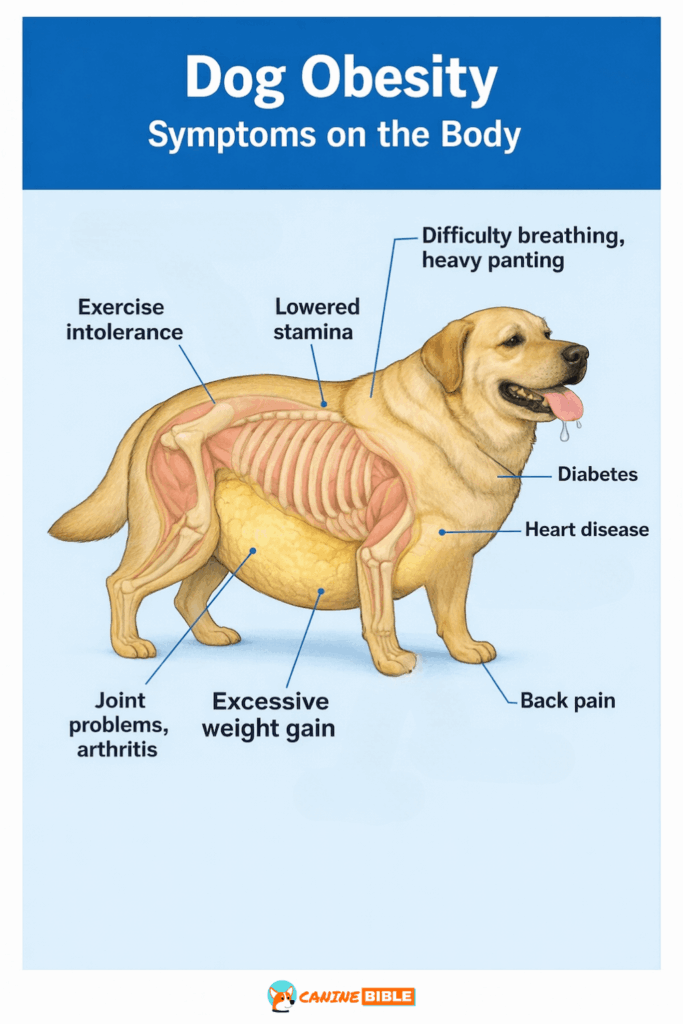 Obesity in Dogs: Symptoms, Types, Causes, Signs & Prevention - Canine Bible