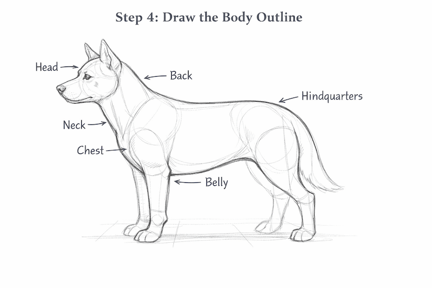How to Draw a Dog 101: Easy Step-by-Step Guide (For Beginners) - Canine ...