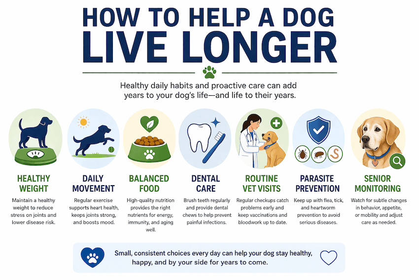 How Long Do Dogs Live? Average Lifespan by Breed, Size, Charts & Other ...